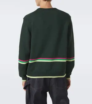 JW Anderson Embroidered Cotton Sweater