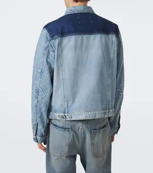 MAISON MARGIELA Patchwork Denim Trucker Jacket