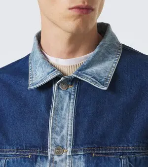 MAISON MARGIELA Patchwork Denim Trucker Jacket