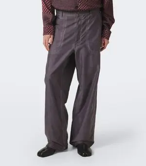 MAISON MARGIELA Cotton Wide-leg Pants