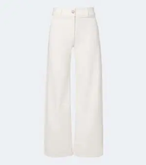 NILI LOTAN Megan Wide-leg Jeans - White