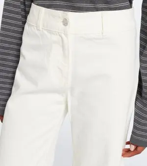 NILI LOTAN Megan Wide-leg Jeans - White
