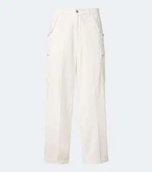 Men's White Cargo Pants