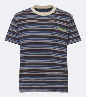 MAISON MARGIELA Knitted Striped T-shirt