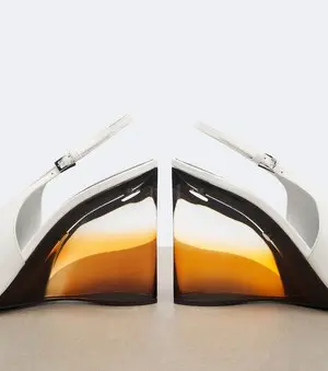 Alaïa Pointed Toe Wedge Pumps