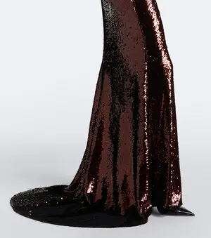Alex Perry Sequined Bustier Gown