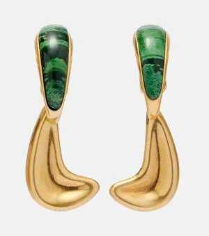 Khaite Cyclone 18kt -plated Drop Earrings