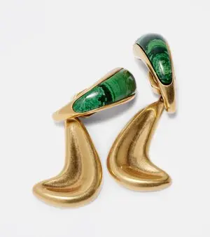 Khaite Cyclone 18kt -plated Drop Earrings