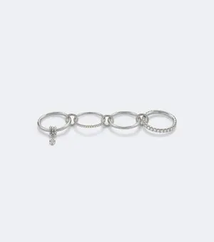 SPINELLI KILCOLLIN Inara Heart Sterling Ring With Diamonds
