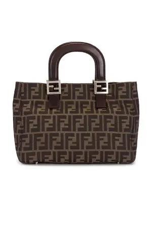 Fendi Zucca Tote Bag - Brown