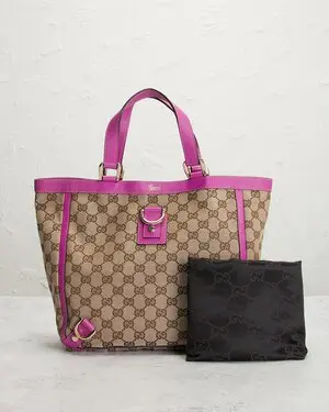 FWRD RENEW Gucci Abbey Tote Bag - Brown