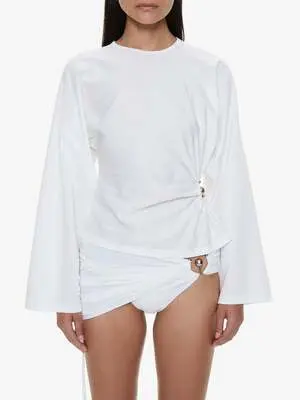 Christopher Esber Orbit Ruched Magyar Top