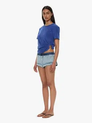 Christopher Esber Reconstruct Denim Micro Short - Indigo