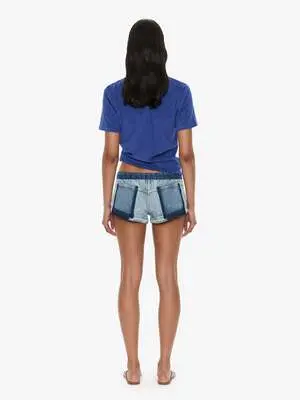 Christopher Esber Reconstruct Denim Micro Short - Indigo