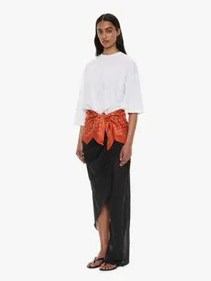 Christopher Esber Draped Skirt Cotton Trouser
