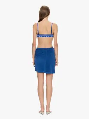 Christopher Esber Looped Back Ruched Orbit Mini Skirt