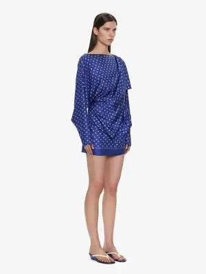 Christopher Esber Bandana Pareo Cutaway Dress