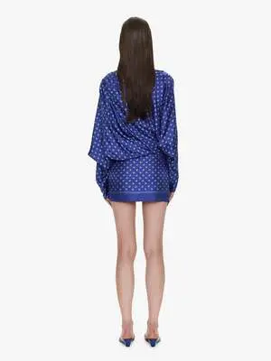 Christopher Esber Bandana Pareo Cutaway Dress