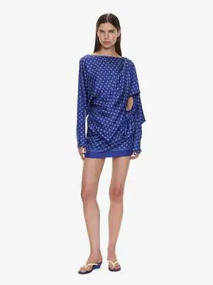Christopher Esber Bandana Pareo Cutaway Dress