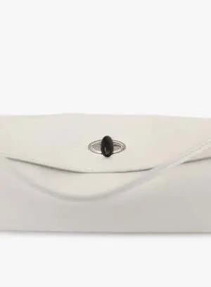 Christopher Esber Doba Quartz Turnlock Shoulder Bag - Bone