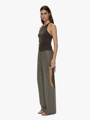 Christopher Esber Cashmere Halter Tank - Umber