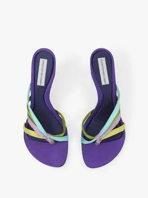 Christopher Esber Mica Satin Heel - Mystic Multi