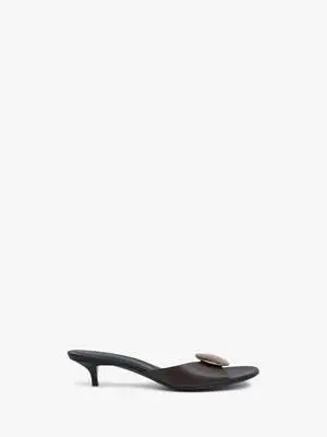 Christopher Esber Aura Quartz Kitten Mule - Carob