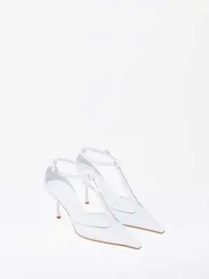 Christopher Esber T-bar Vapour Heel - White