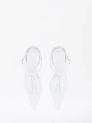Christopher Esber T-bar Vapour Heel - White