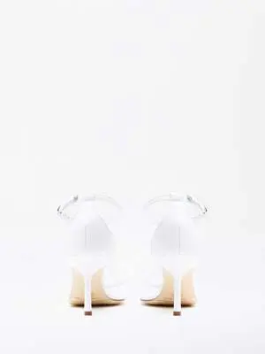 Christopher Esber T-bar Vapour Heel - White
