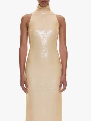 Christopher Esber Opaline Sequin Tank Gown
