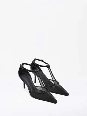 Christopher Esber T-bar Vapour Heel - Black