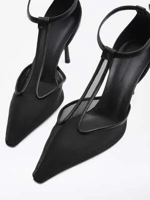 Christopher Esber T-bar Vapour Heel - Black