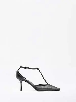Christopher Esber T-bar Vapour Heel - Black