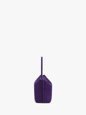 Christopher Esber Turnlock Suede Mini Bag - Iris