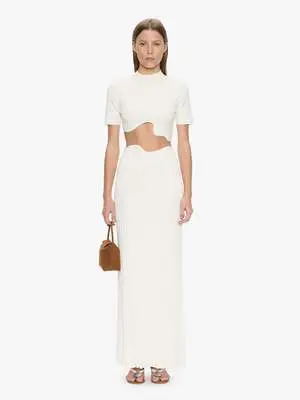 Christopher Esber Maparadita Pleated Skirt - White