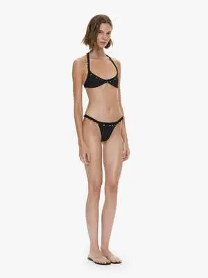 Christopher Esber Beach Quartz Minuscule Bikini Top - Black