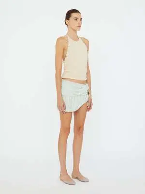 Christopher Esber Beach Quartz Halter Tank - Bone