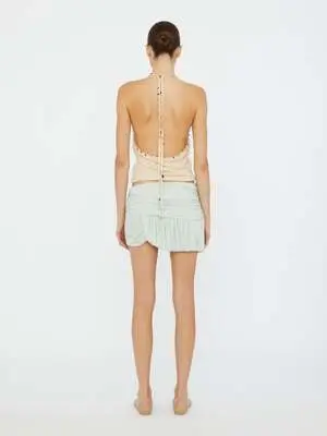 Christopher Esber Beach Quartz Halter Tank - Bone