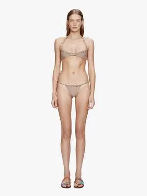 Christopher Esber Beach Quartz Minuscule Bikini Top - Terra