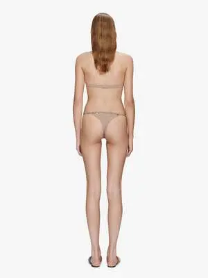 Christopher Esber Beach Quartz Minuscule Bikini Top - Terra