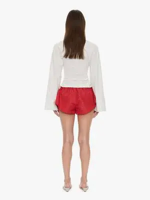 Christopher Esber Ruched Long Sleeve Top With Sculpted Wire Detail