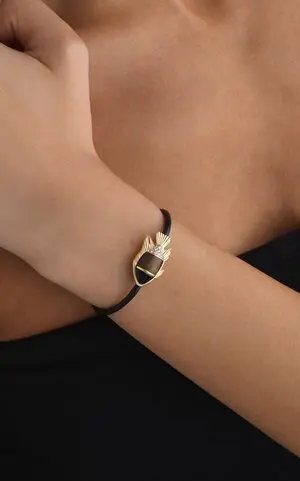 EMILY P. WHEELER 18k Yellow Gold Fish Motif Bracelet - Brown
