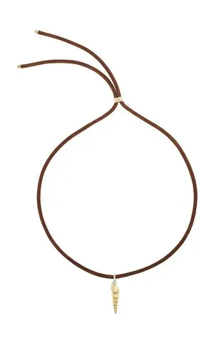 EMILY P. WHEELER 18k Yellow Diamond Shell Pendant Necklace - Gold