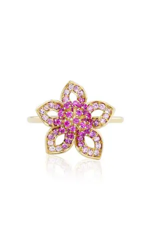 EMILY P. WHEELER 18k Yellow Gold Mana Ring, Malibu - Pink