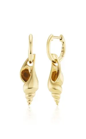 EMILY P. WHEELER 18k Yellow Shell Drop Earrings - Gold