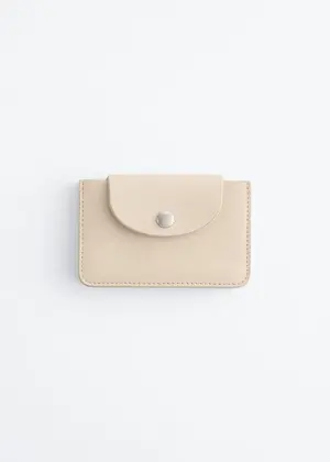 & Other Stories Small Card Holder - Cream