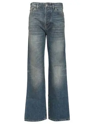 Miu Miu Five-pocket Denim Trousers - Blue