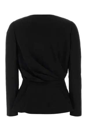 Chloé Crepe Top With Draping