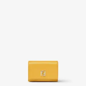 Fendi Ff Mini Trifold - Yellow